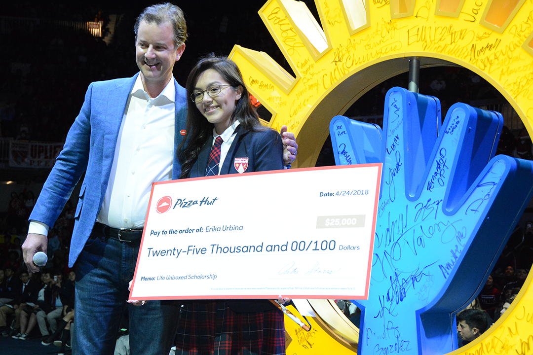 Uplift Scholar Surprised with $25,000 Pizza Hut Life Unboxed Scholarship - Hut Life - Official ...