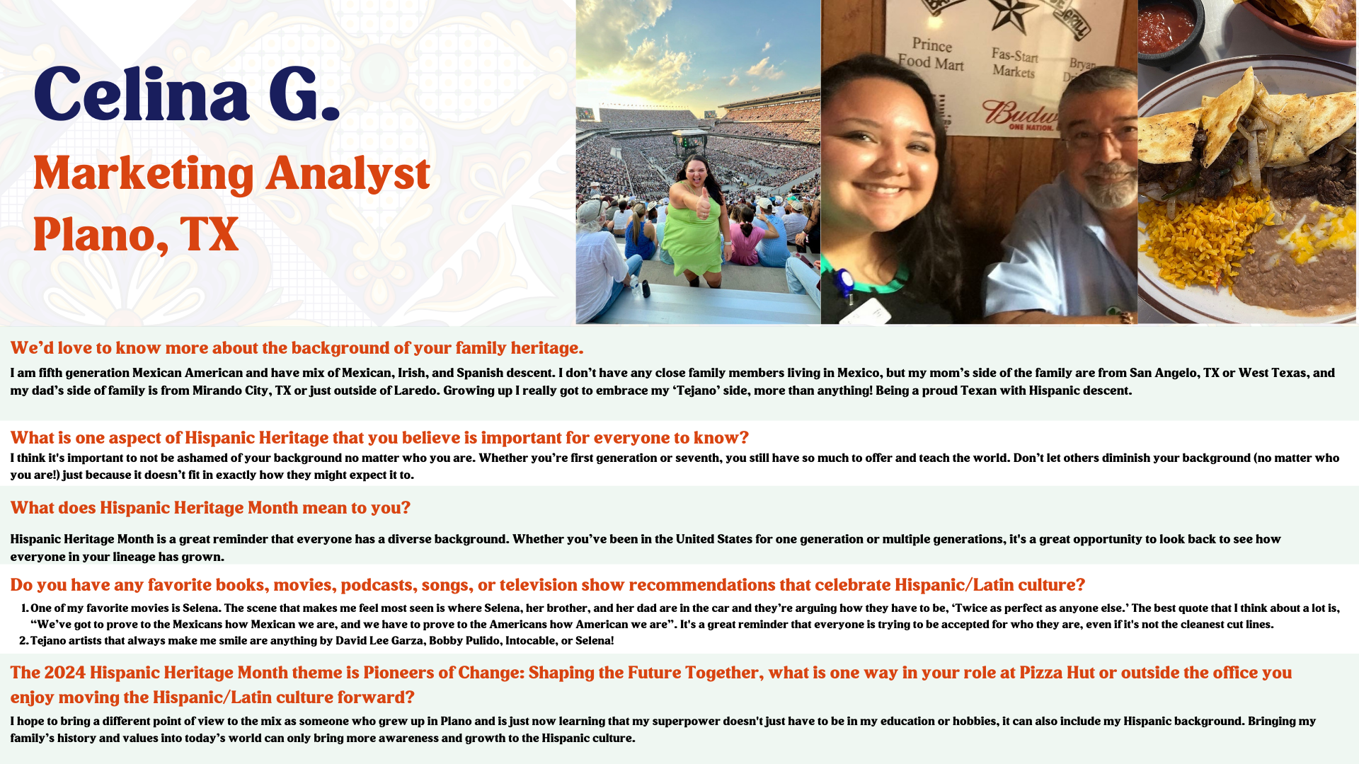 Happy National Hispanic/Latin Heritage Month - Hut Life - Official ...