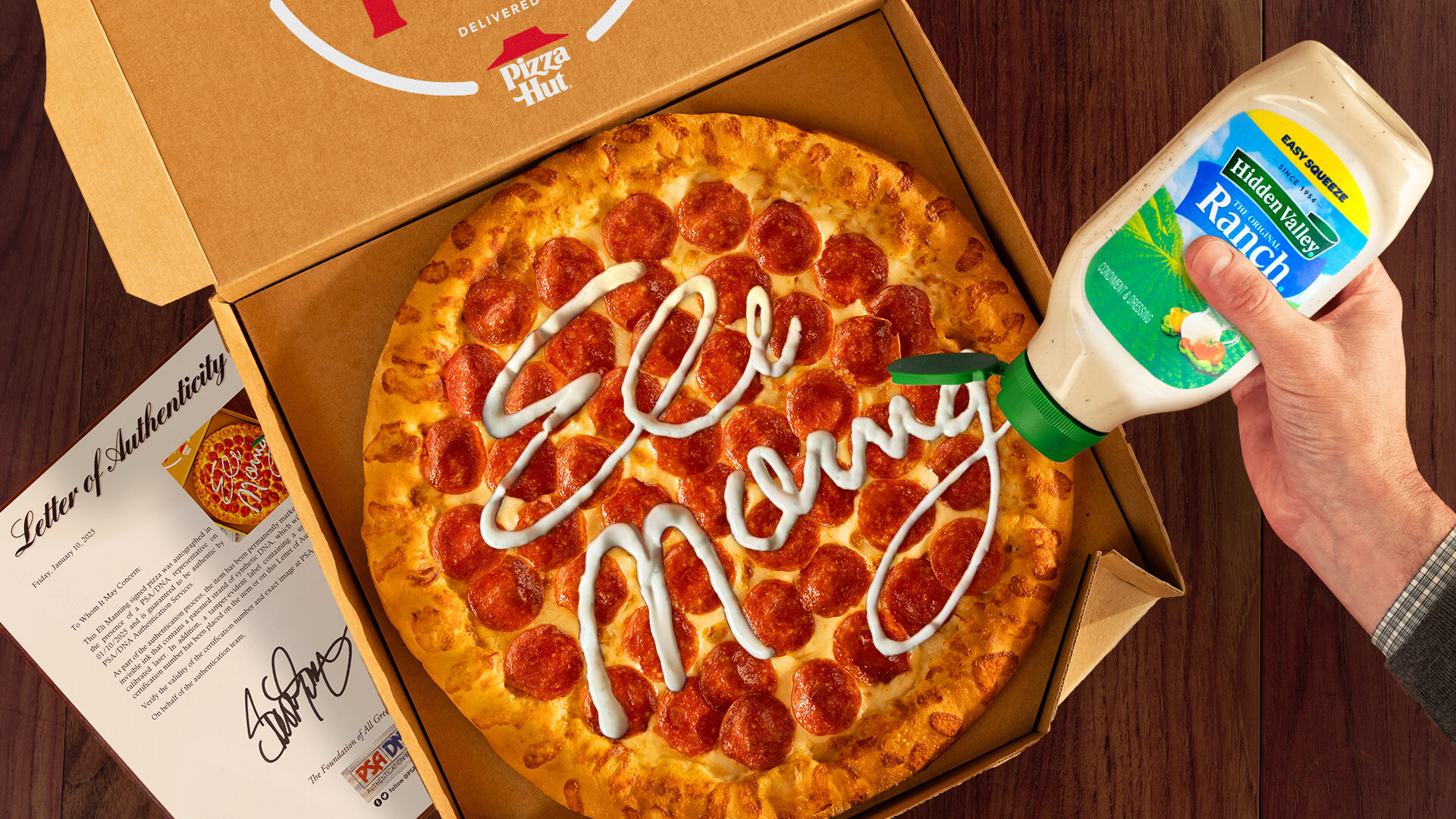 Hidden Valley Ranch Teams Up with Pizza Hut and Eli Manning to Launch ...
